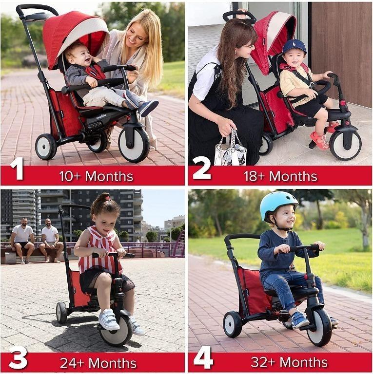 [YBR] Award winning SmarTrike Toddler Tricycle Stroller, Compact Bike ...