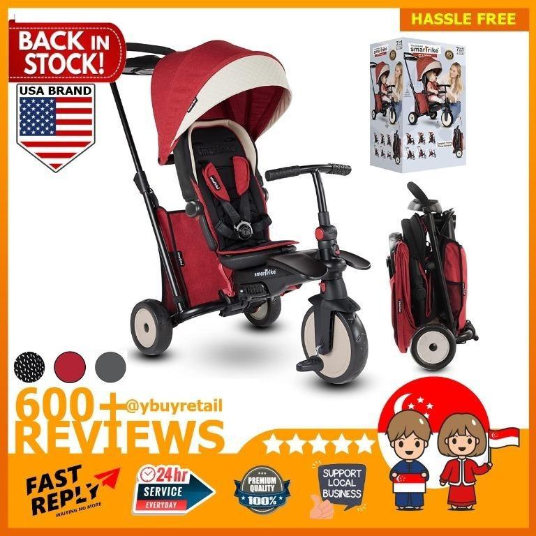 [YBR] Award winning SmarTrike Toddler Tricycle Stroller, Compact Bike ...