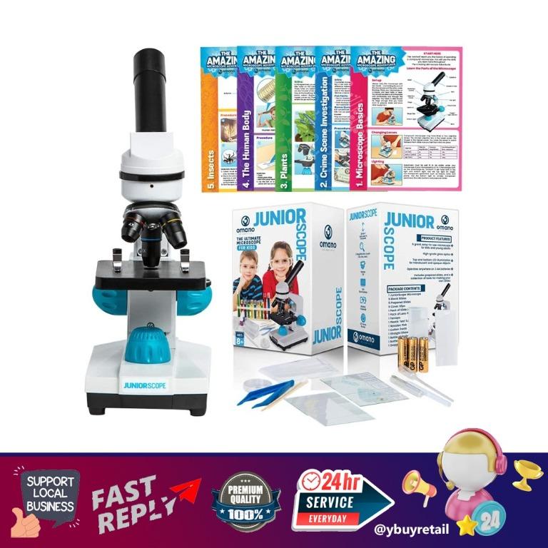 [YBR] JuniorScope Microscope for Kids Microscope Science Kits for Kids ...