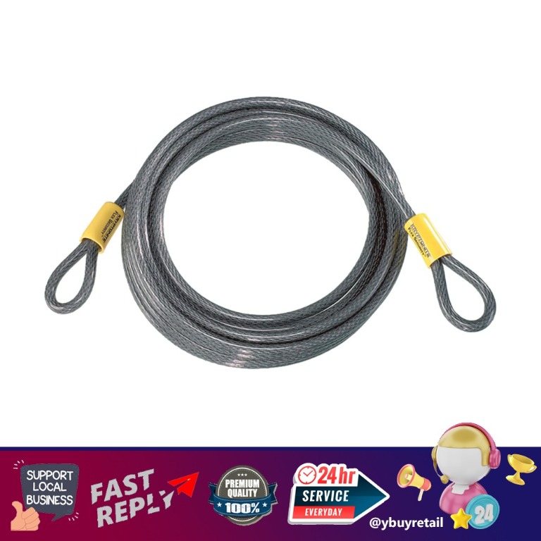 [YBR] USA Kryptonite KryptoFlex Looped Bike Security Cable 2'6", 4', 7 ...