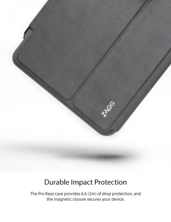ZAGG Pro Keys Wireless Keyboard and Detachable Case for iPad Pro 11 ...