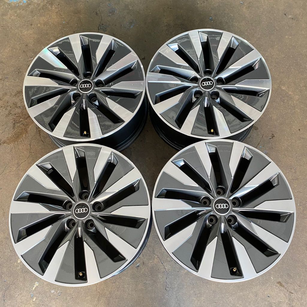 18” AUDI RIMS 5X112, Car Accessories, Tyres & Rims on Carousell