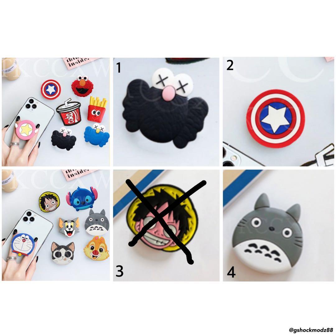 3D Cute Cartoon Kaws captain America marvel one piece luffy totoro cat ...