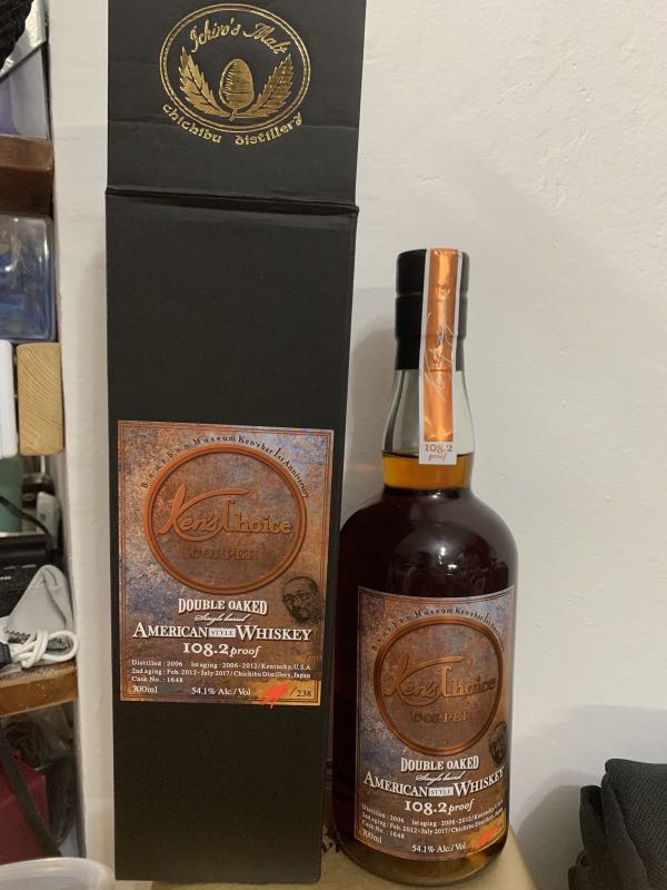 秩父 日本威士忌 Ichiro’s Malt Chichibu Ken’s Choice Copper Double Oaked ...