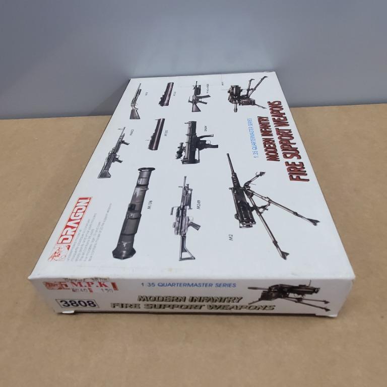 全新絕版 Dragon威龍 3808 (1994年)-1/35-現代步兵火力支援武器 / Modern Infantry Fire ...