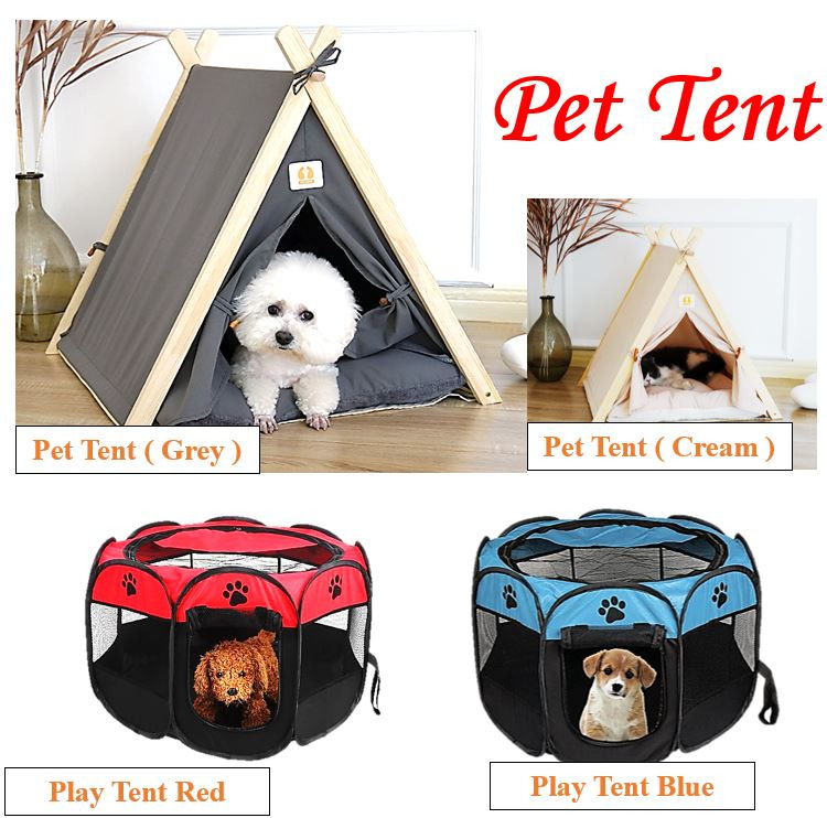 [ Play Tent ] Pet Tent Kennel Removable Washable Collapsible Outdoor ...