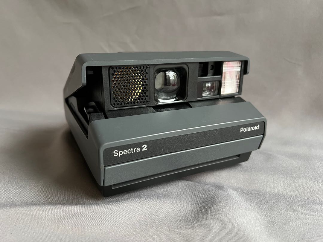 [原廠稀有]英國製 Polaroid spectra 2 廣角寬版 聲納對焦 高階拍立得相機, 相機攝影, 相機在旋轉拍賣