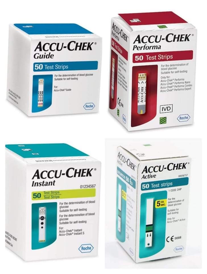 Accu-chek Test Strips, Health & Nutrition, Medical Supplies & Tools on ...