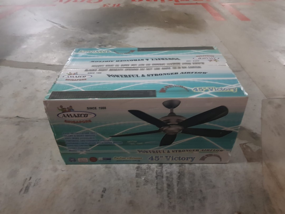 Amasco 45", Furniture & Home Living, Lighting & Fans, Fans on Carousell