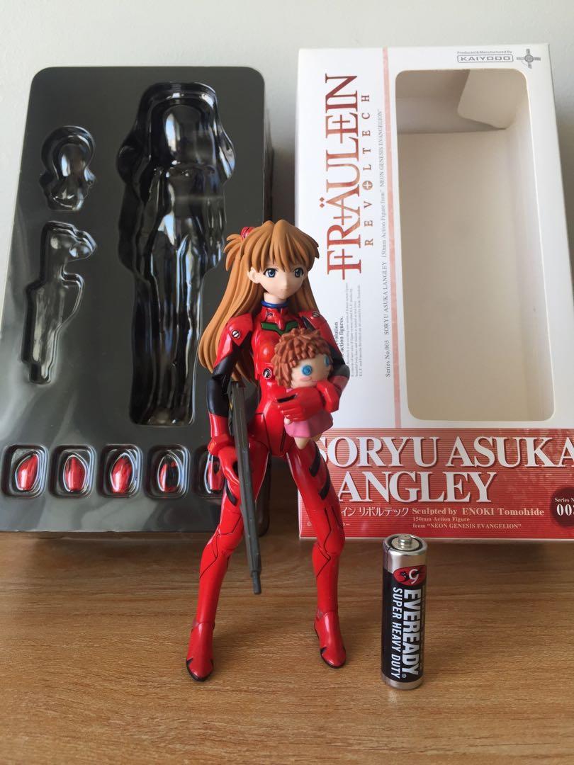 asuka langley evangelion revoltech, Hobbies & Toys, Toys & Games on ...