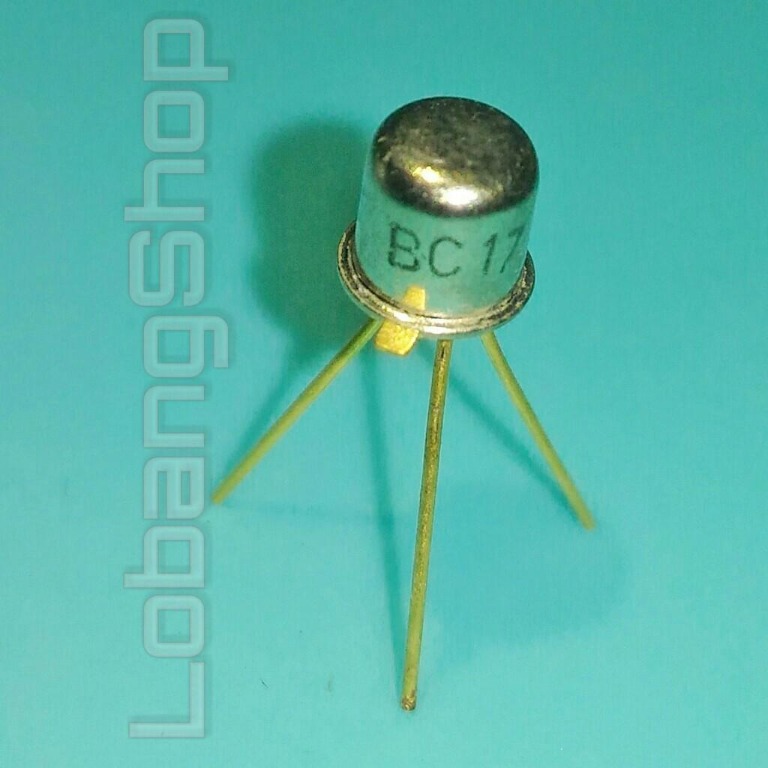 Authentic Vintage BC177B Low Noise PNP Transistor TO-18 Gold Plated ...