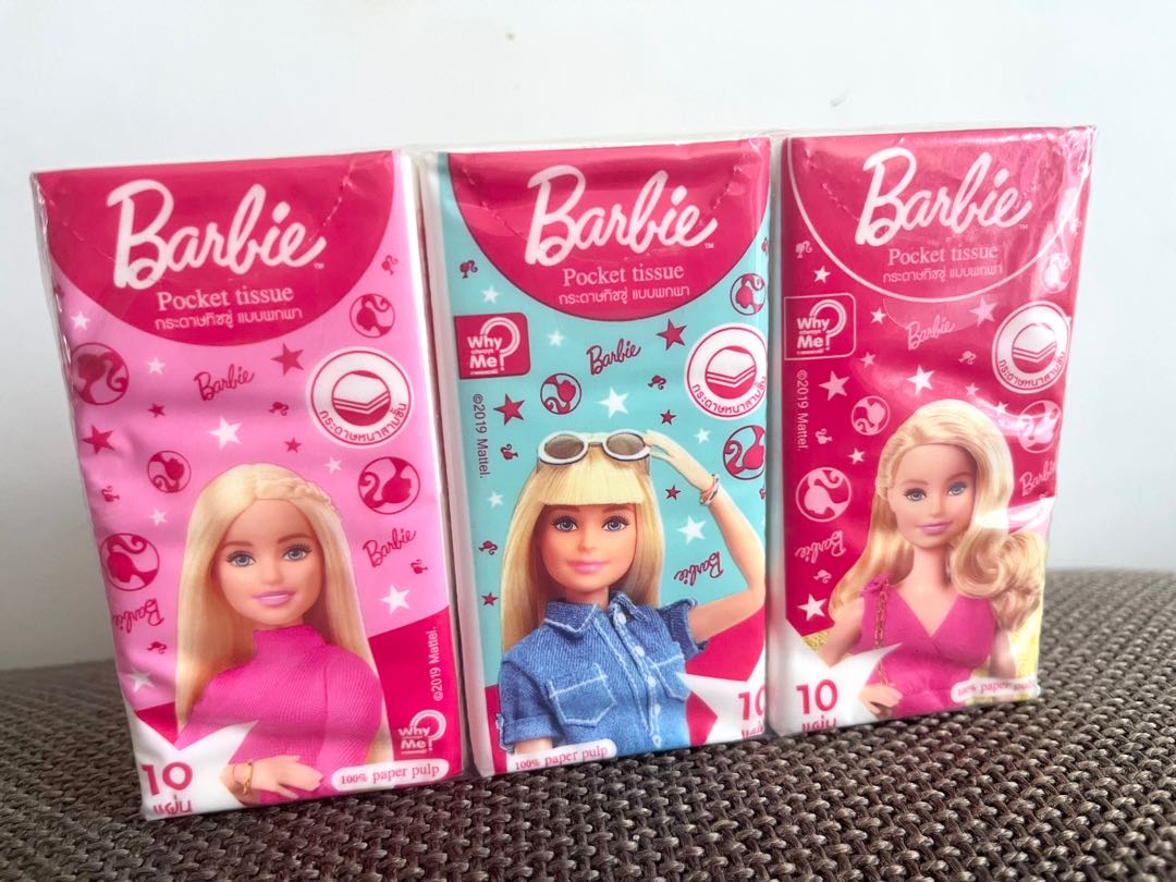 Barbie Pocket Tissue (6 packs), Hobbies & Toys, Collectibles ...