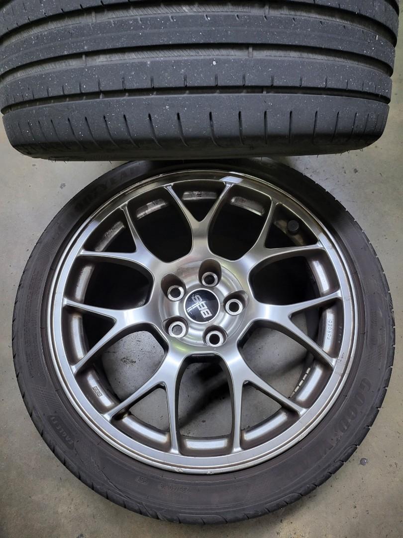 BBS Forged 18 inch rims set with Goodyear F1A5 tyres, Car Accessories ...
