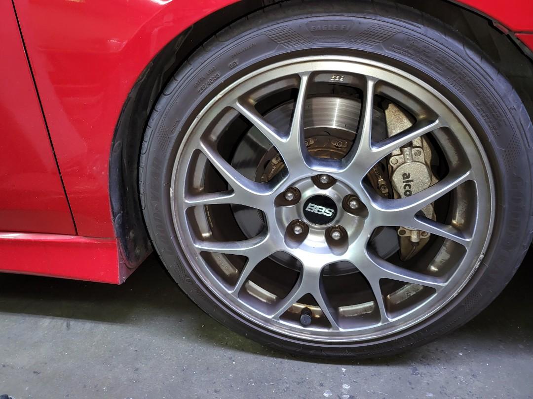 BBS Forged 18 inch rims set with Goodyear F1A5 tyres, Car Accessories ...