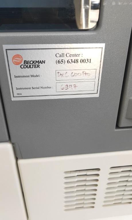 Beckman coulter Unicel DxC 600 Synchrony Clinical System For Sale ...