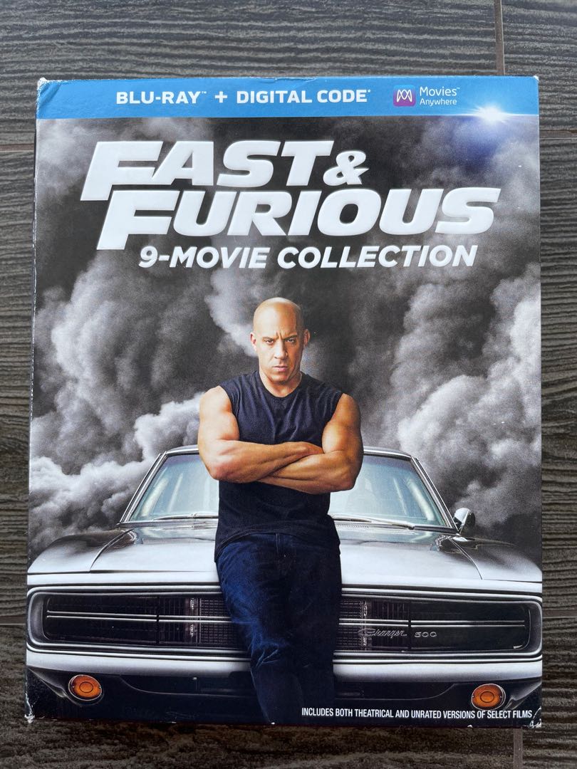 Blu Ray - Fast & Furious 9 movies Collection set, Hobbies & Toys, Music ...
