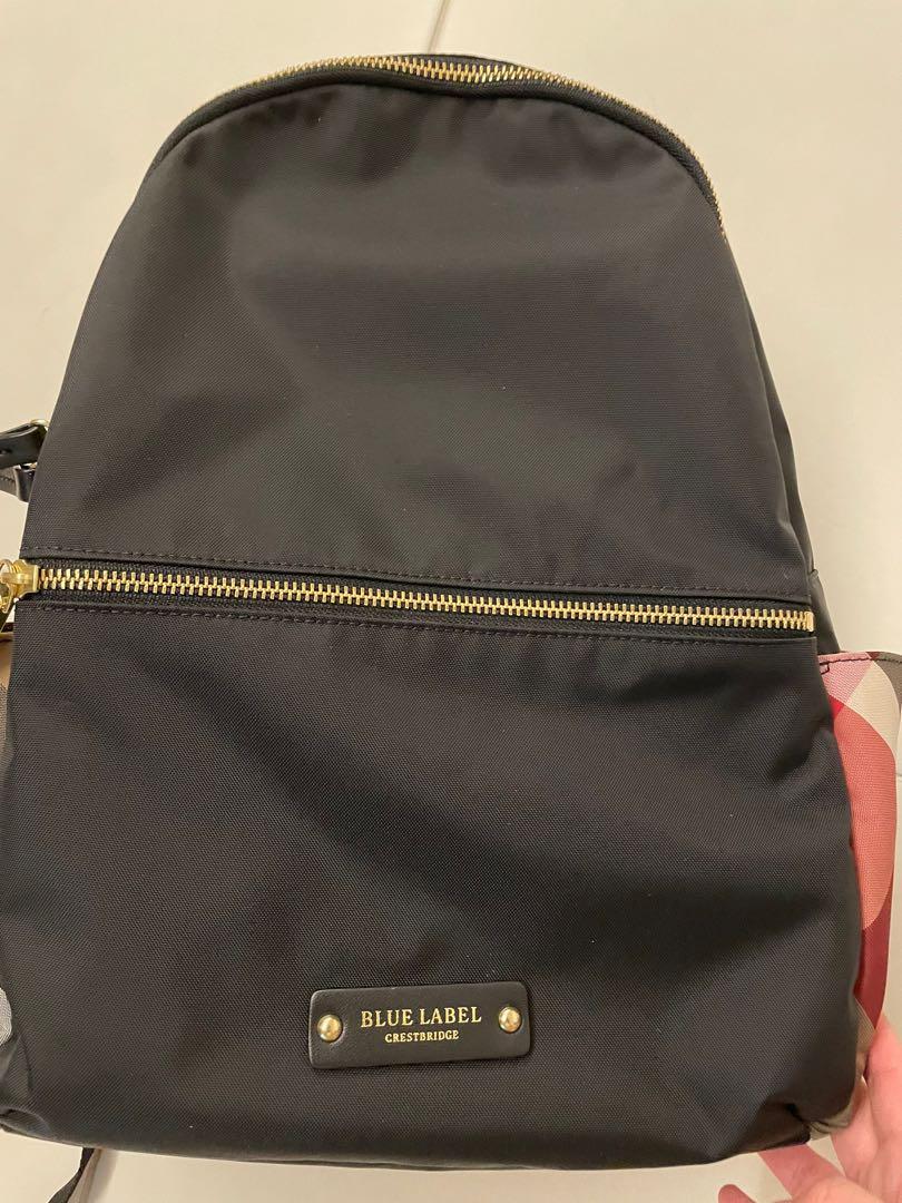 Blue label backpack, Men's Fashion, Bags, Backpacks on Carousell