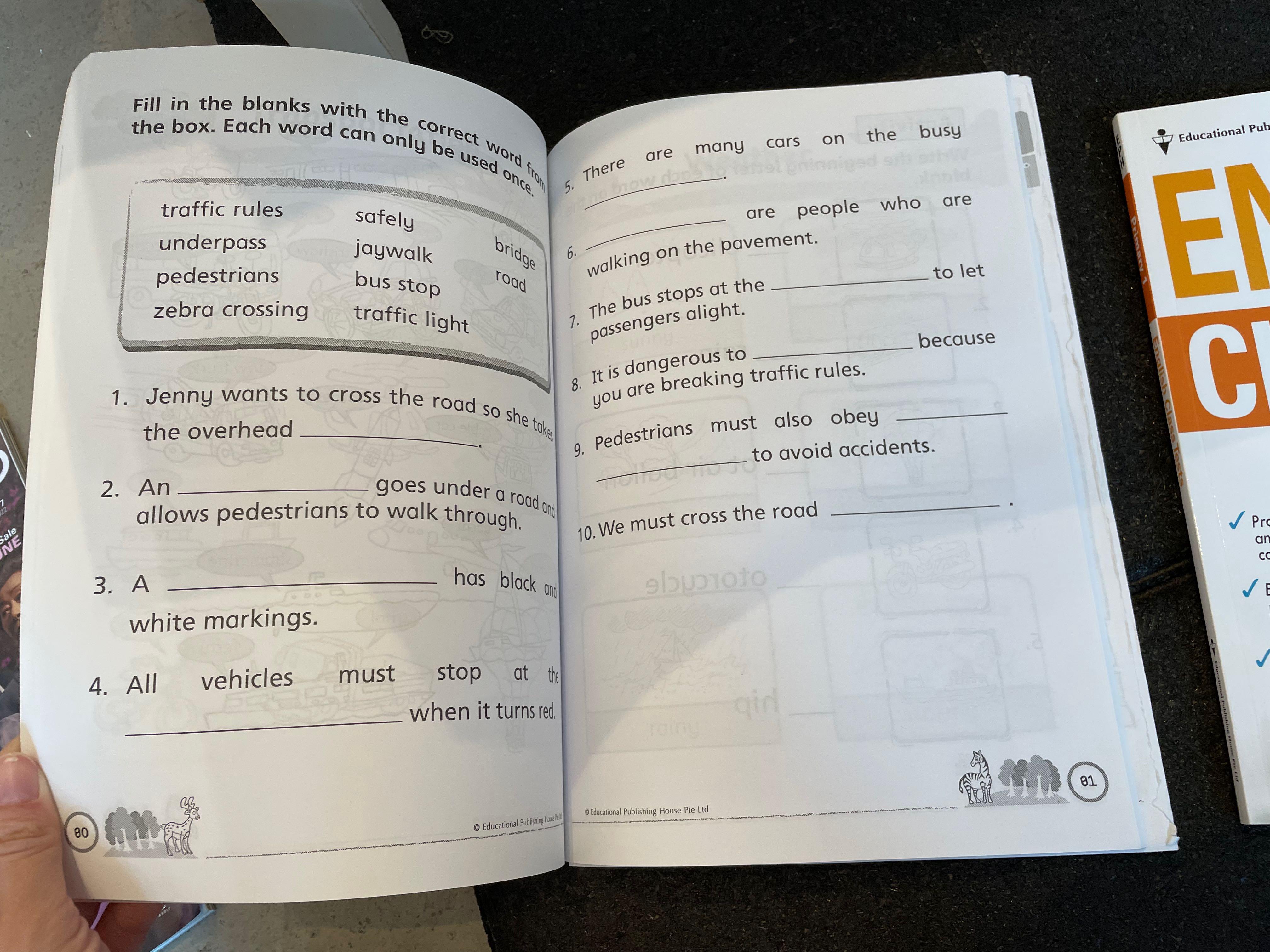 Brand new: Primary 1 English Class Tests & Junior Word Bank Book ...