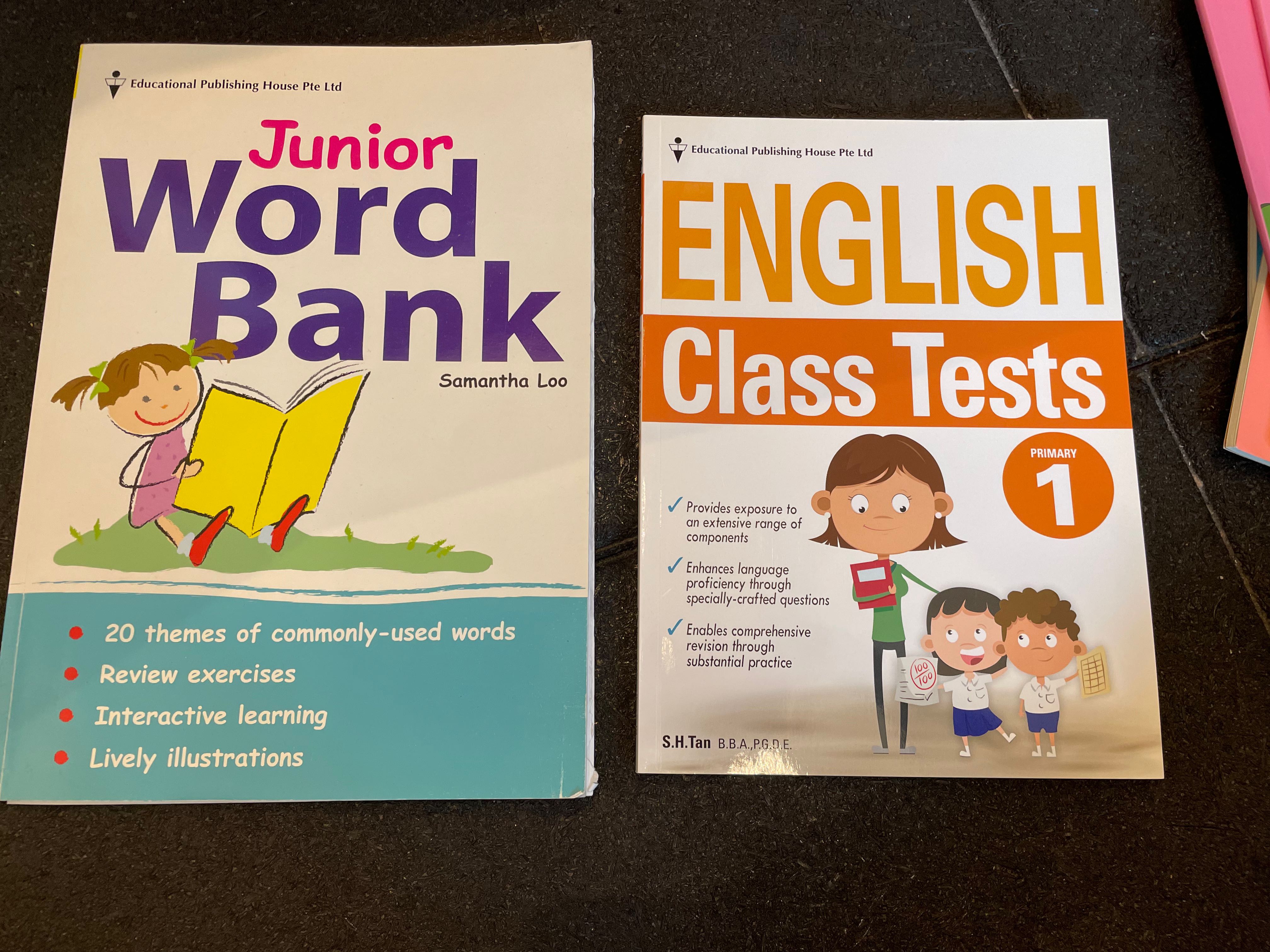 Brand new: Primary 1 English Class Tests & Junior Word Bank Book ...