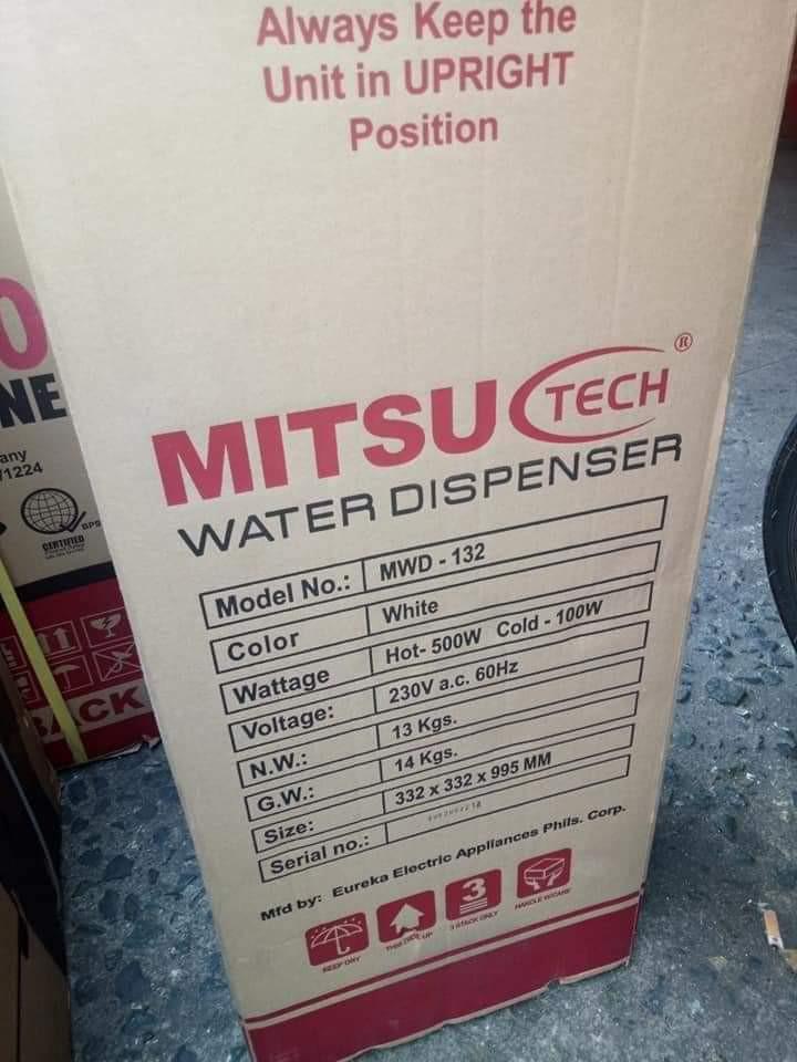 BRANDNEW MITSU TECH WATER DISPENSER, TV & Home Appliances, Kitchen ...