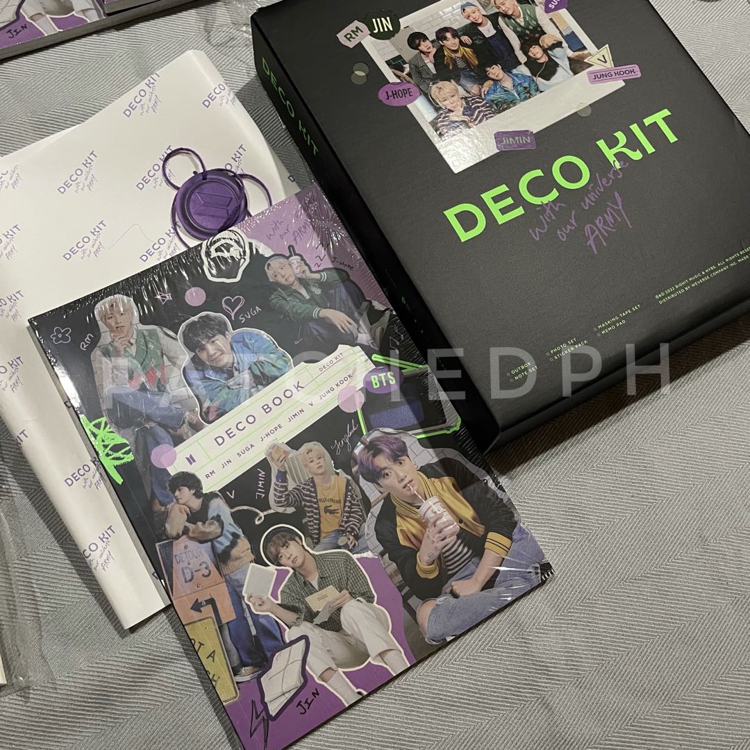 BTS DECO KIT DECO BOOK + OUTBOX, Hobbies & Toys, Memorabilia ...