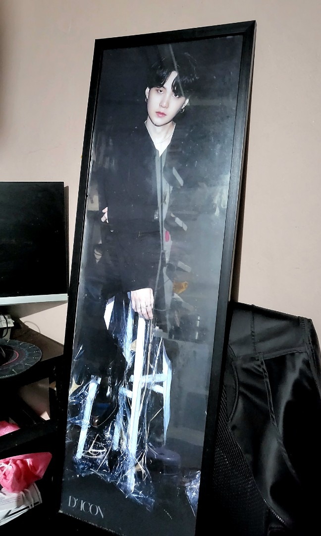 BTS SUGA YOONGI FRAMED DICON POSTER OFFICIAL, Hobbies & Toys, Memorabilia & Collectibles, K-Wave ...