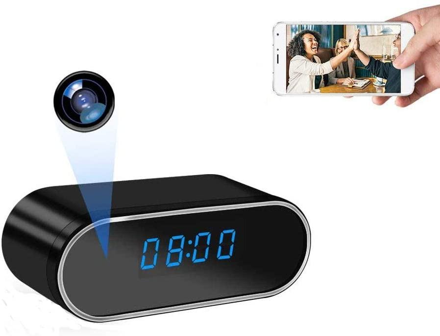 [C7556] Hidden Spy Camera Clock UYIKOO WiFi Clock Camera HD HD 1080P ...