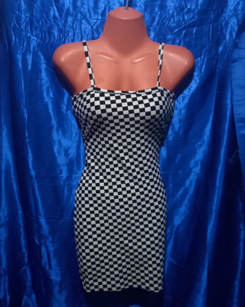 Chessboard Dress Aesthetic, Women's Fashion, Dresses & Sets, Dresses on ...