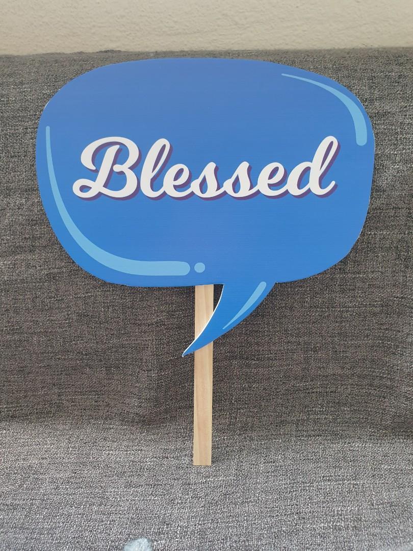 Church Handheld Signage for Photobooth, Hobbies & Toys, Stationery ...
