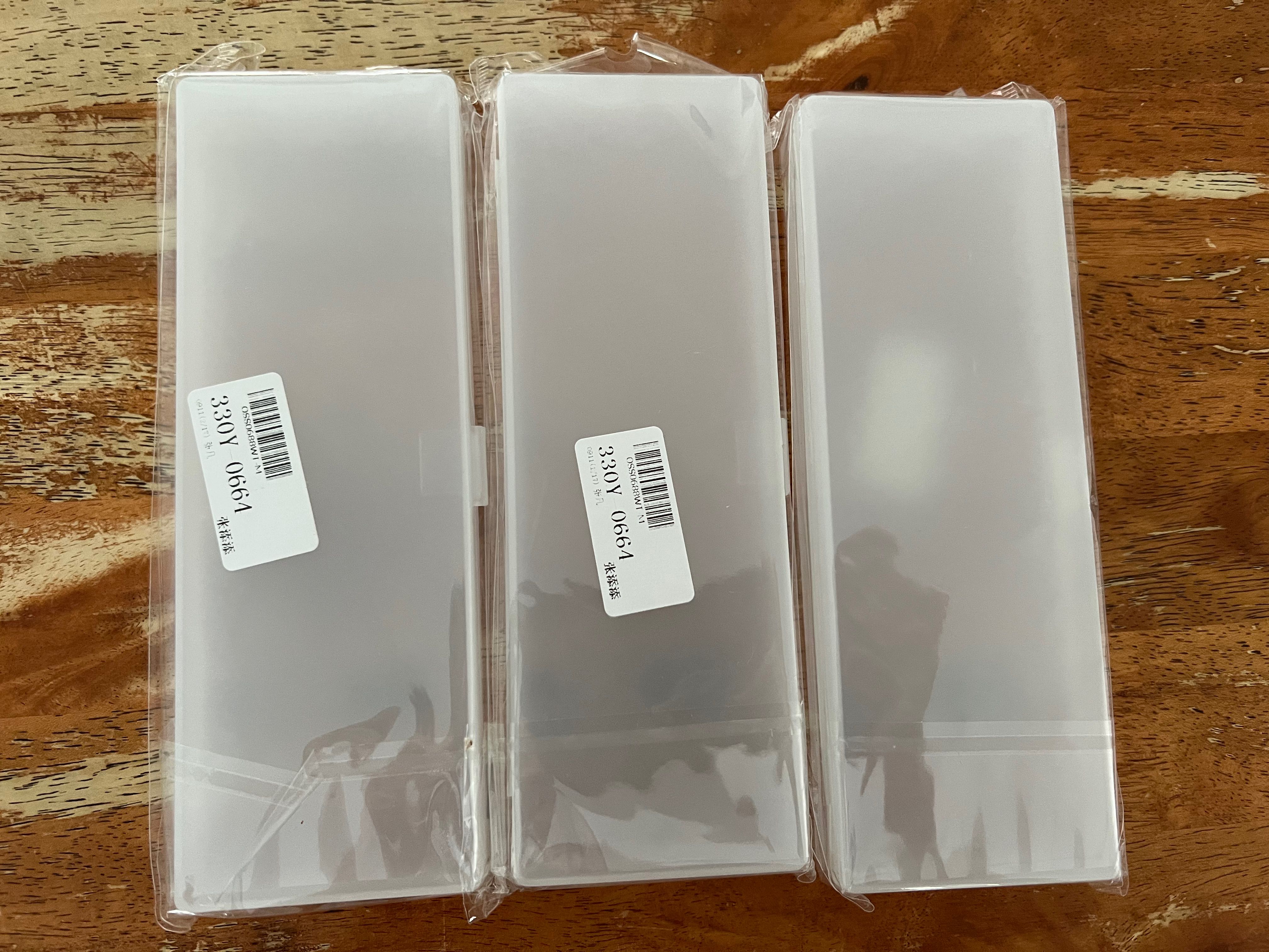 Clear Transparent Pencil Box / Case, Hobbies & Toys, Stationery & Craft ...
