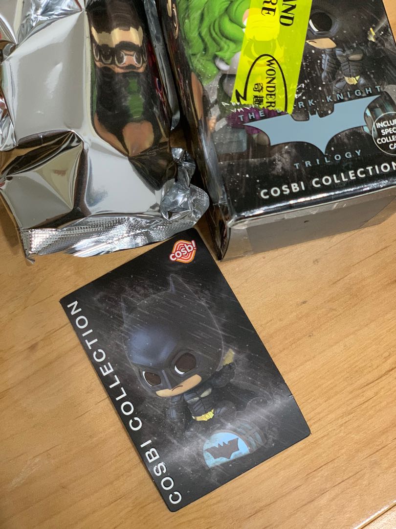 Cosbi collection dc Batman blind box the dark knight trilogy, 興趣及遊戲, 玩具 ...