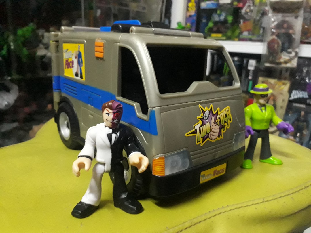 Dc imaginext two face armored car& the riddler, Hobbies & Toys, Toys ...