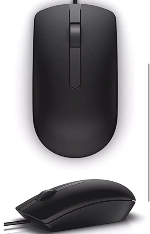 Dell MS 116 Wired USB Optical Mouse, Computers & Tech, Parts ...