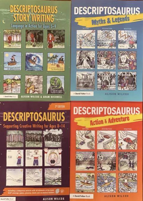 Descriptosaurus Story Writing, 興趣及遊戲, 書本 & 文具, 教科書 - Carousell