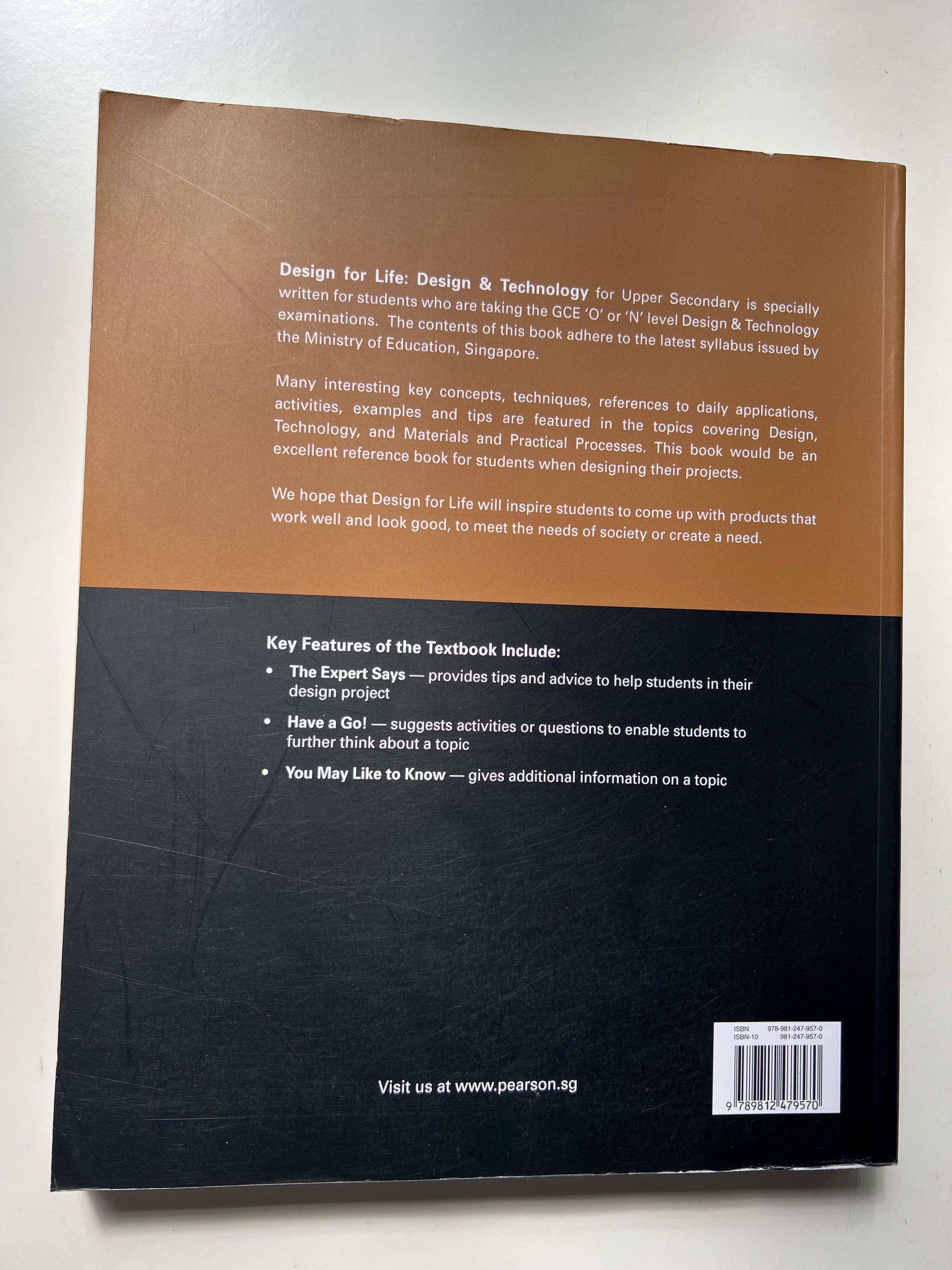 Design & Technology (D&T) O level Textbook, Hobbies & Toys, Books ...