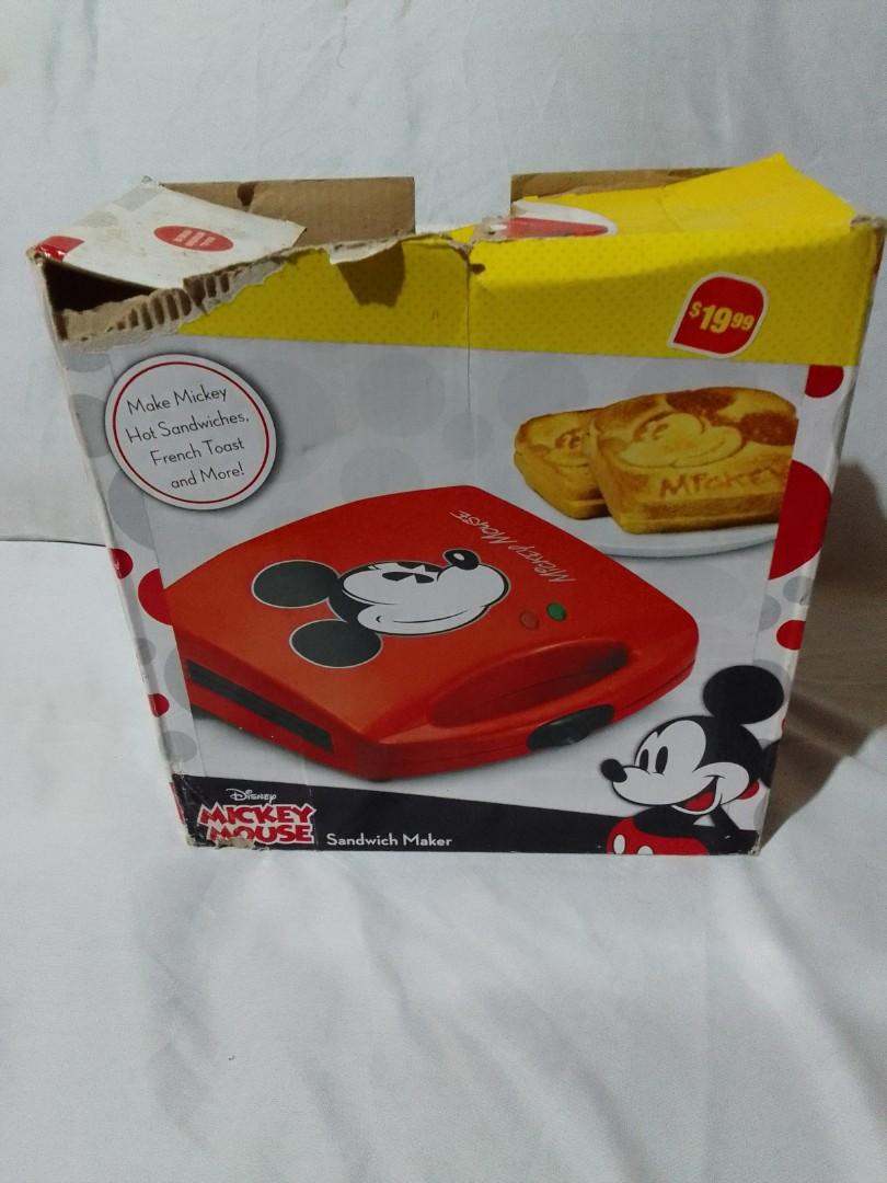 Disney Mickey Mouse Sandwich & French Toast Maker New Open Box., TV ...
