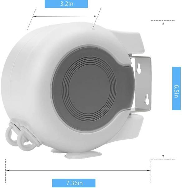 Double Retractable Washing Lines, Heavy Duty Clothes Line Retractable ...