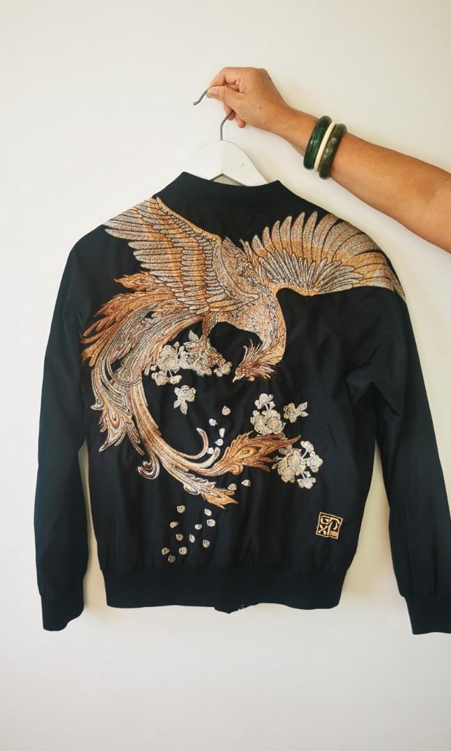 Embroidered Phoenix Designer Jacket, Men's Fashion, Coats, Jackets and ...