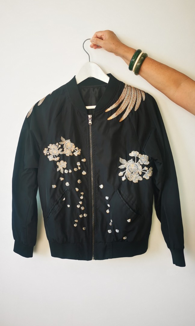 Embroidered Phoenix Designer Jacket, Men's Fashion, Coats, Jackets and ...