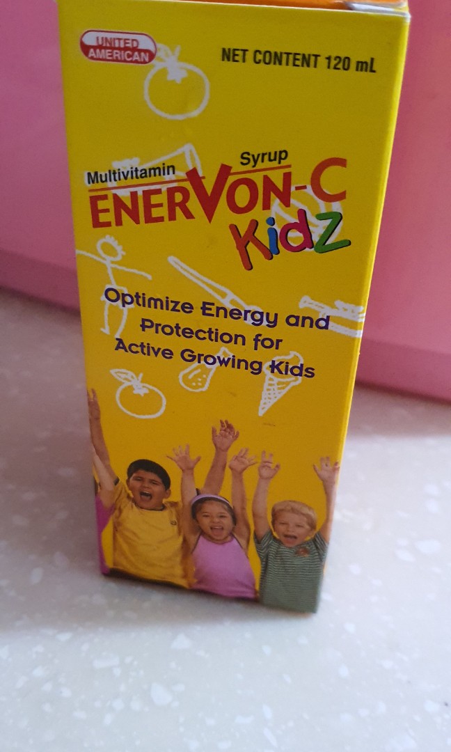 Enervon-C Kids Multivitamin Syrup, Babies & Kids, Nursing & Feeding ...