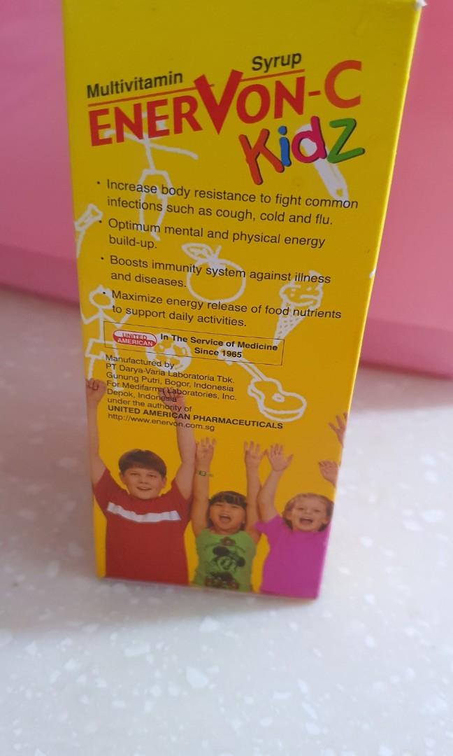 Enervon-C Kids Multivitamin Syrup, Babies & Kids, Nursing & Feeding ...