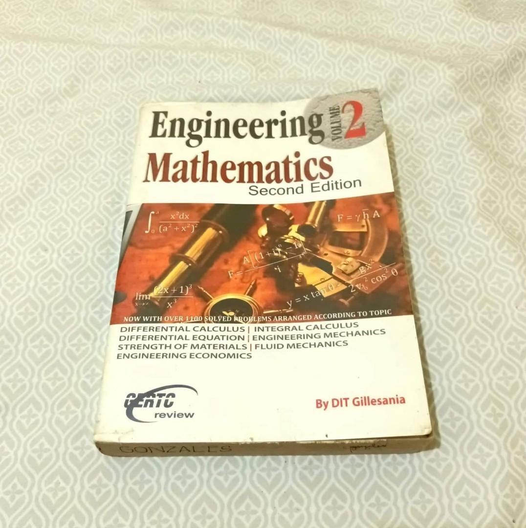 Engineering Mathematics Vol 2 by Gillesania, Hobbies & Toys, Books ...