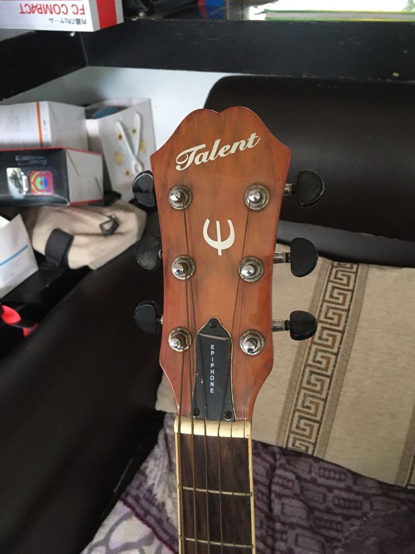 Epiphone Talent Acoustic guitar, Hobbies & Toys, Music & Media, Musical ...