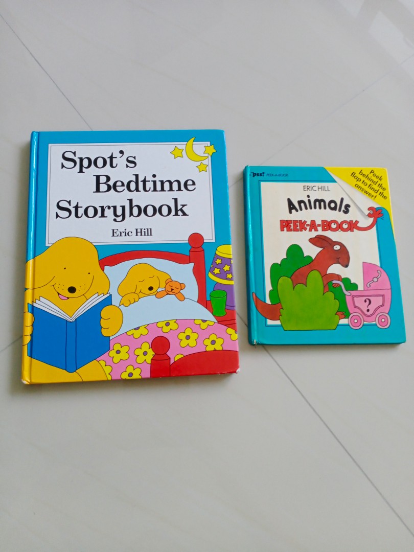 Eric Hill Spot Bedtime Storybook, Animal peek-a-boo, lift-the-flap ...