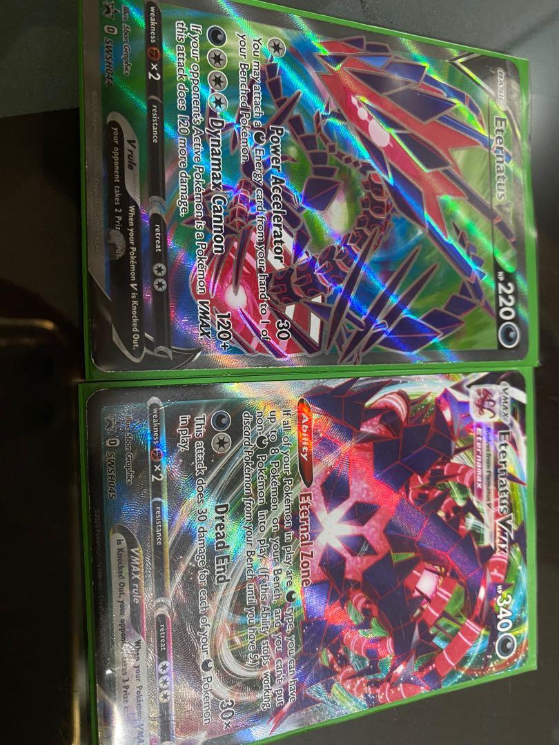 Eternatus v full art+eternatus vmax full art(price is for both together ...