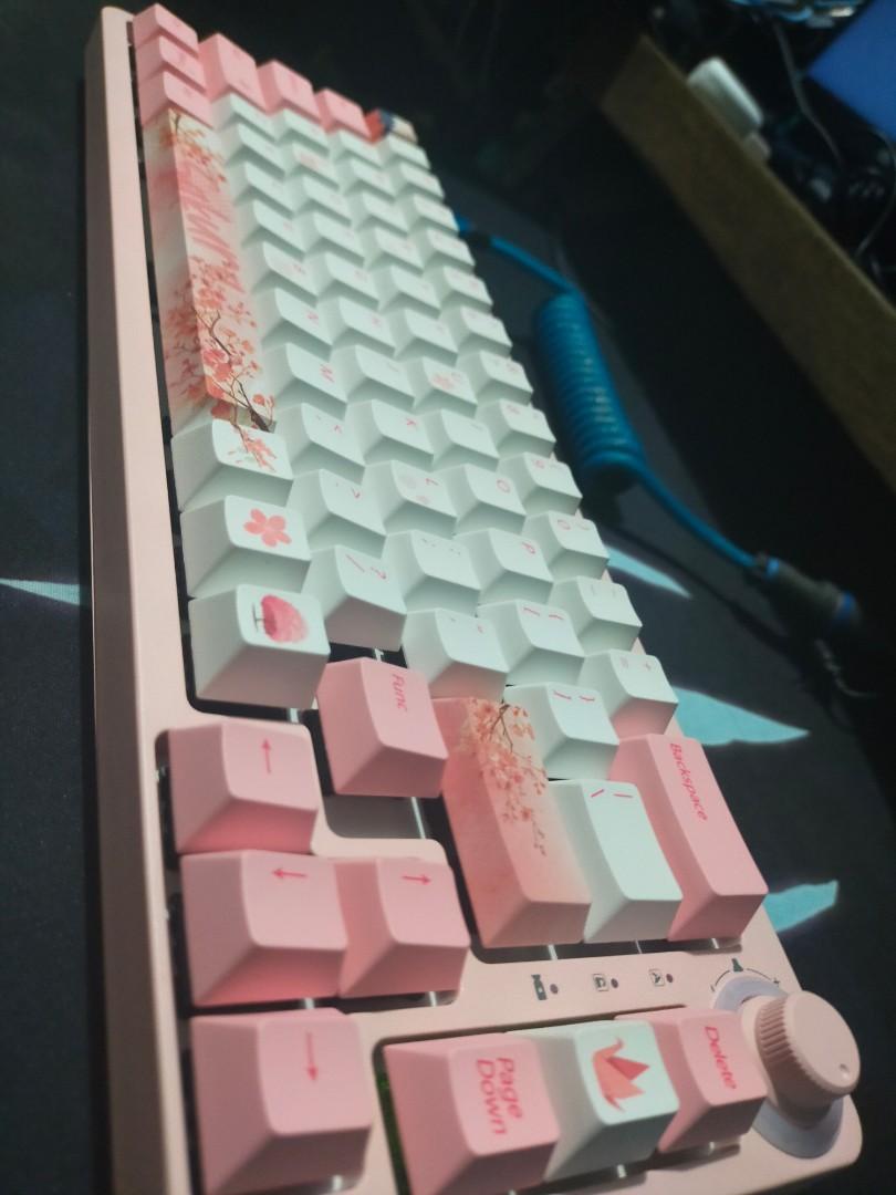 Sakura Themed Tom680 TM680 - Mechanical Keyboard, Computers & Tech ...