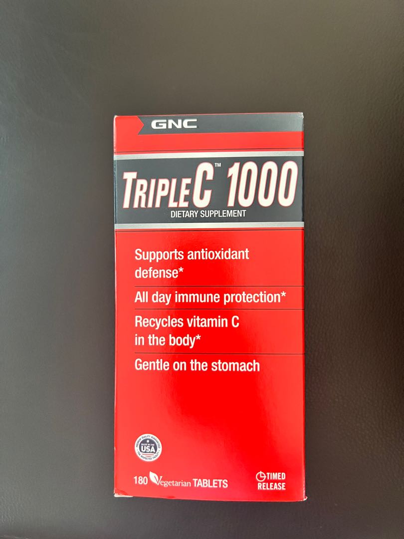 GNC - Triple C 1000, Health & Nutrition, Health Supplements, Vitamins ...