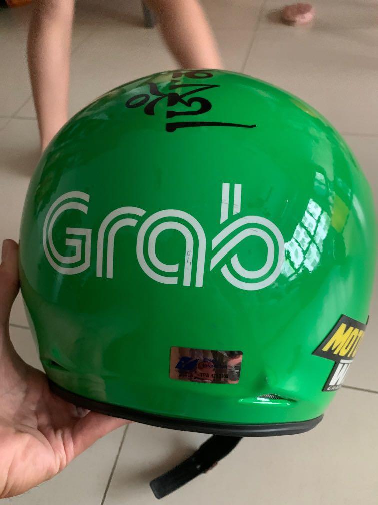 Grab Helmet L, Motorcycles, Motorcycle Accessories on Carousell