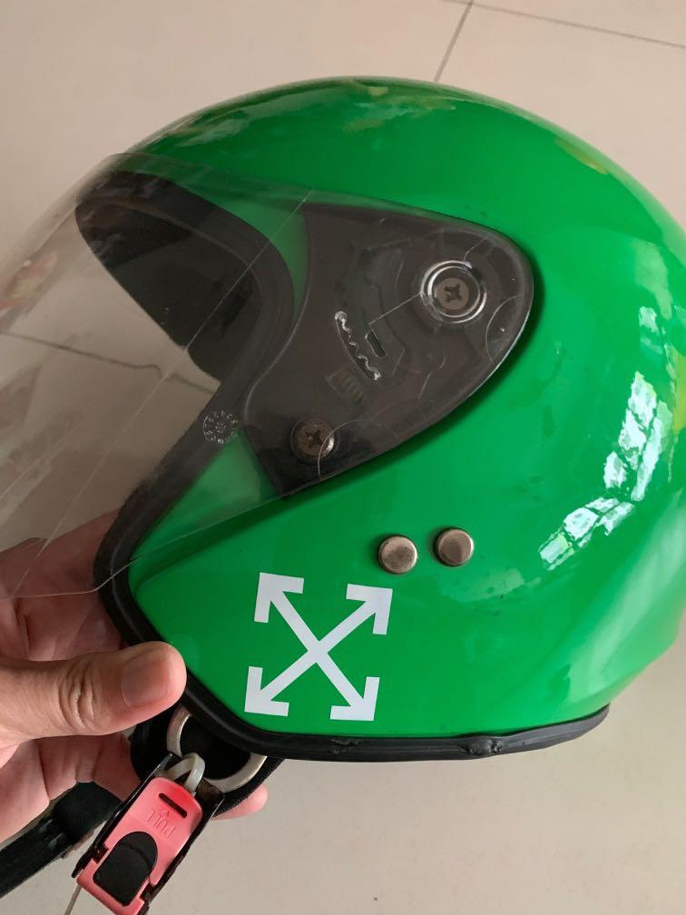 Grab Helmet L, Motorcycles, Motorcycle Accessories on Carousell
