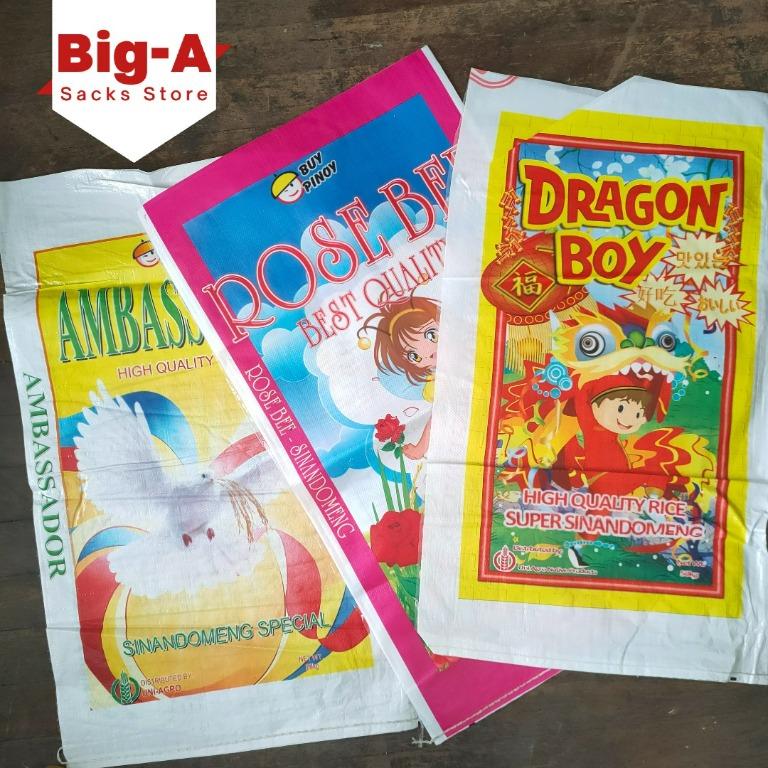 One Side Laminated Rice Sack/ Sako/ Sako Bag/ Empty Sack Sand Bag/ 50kg ...